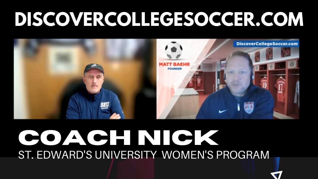 St. Edward's University Women's Soccer - Coach Nick Cowell - Discover ...